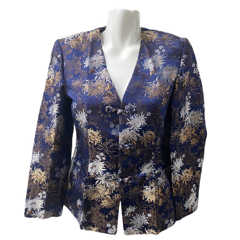 Chinese Qipao Inspired Traditional Jacket - Gem
